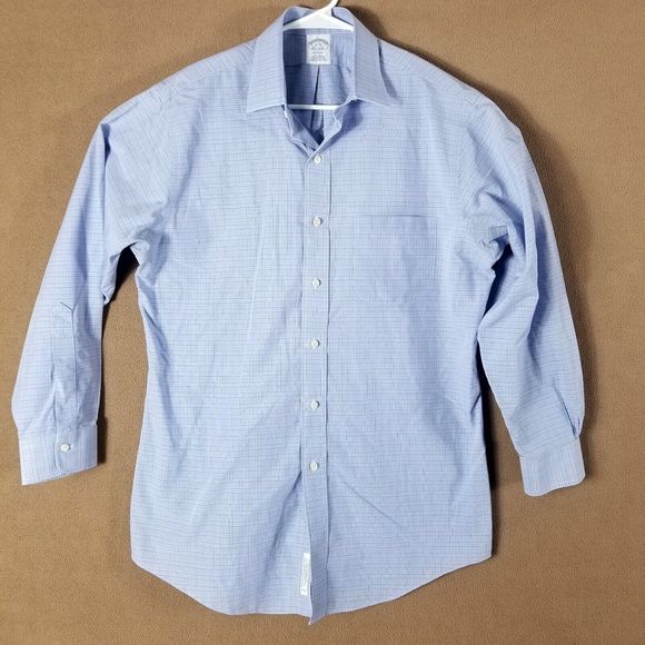 Brooks Brothers | Shirts | Brooks Brothers Button Down Shirt Mens Plaid Long Sleeve Collared ...